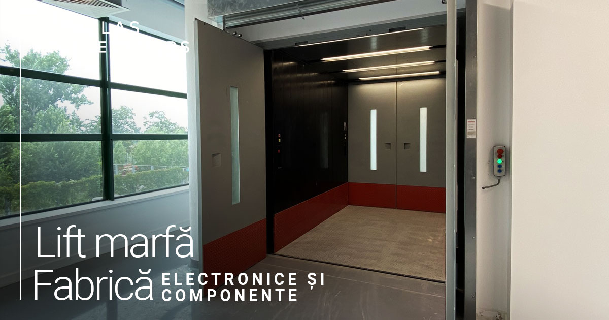 Lift de Marfă Fabrică de Electronice și Componente | Atlas Elevators
